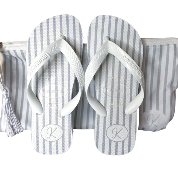 Havaianas | Shoes | Customized Girls Havaianas Flip Flops With Zip Bag ...